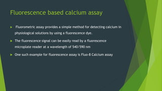 Calcium influx assay and flow cytometry | PPTX