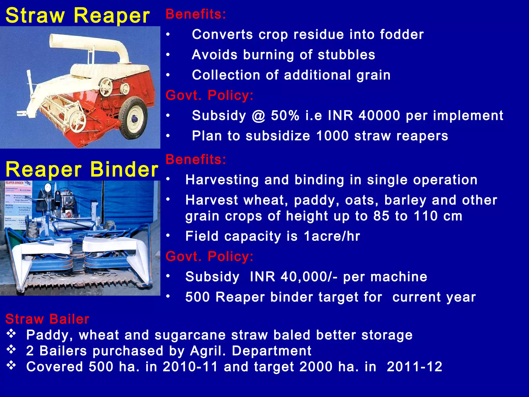 Conservation Agriculture in Haryana, India | PPT | Agriculture | Industries