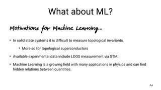 Topological phases of matter meet Machine Learning | PDF