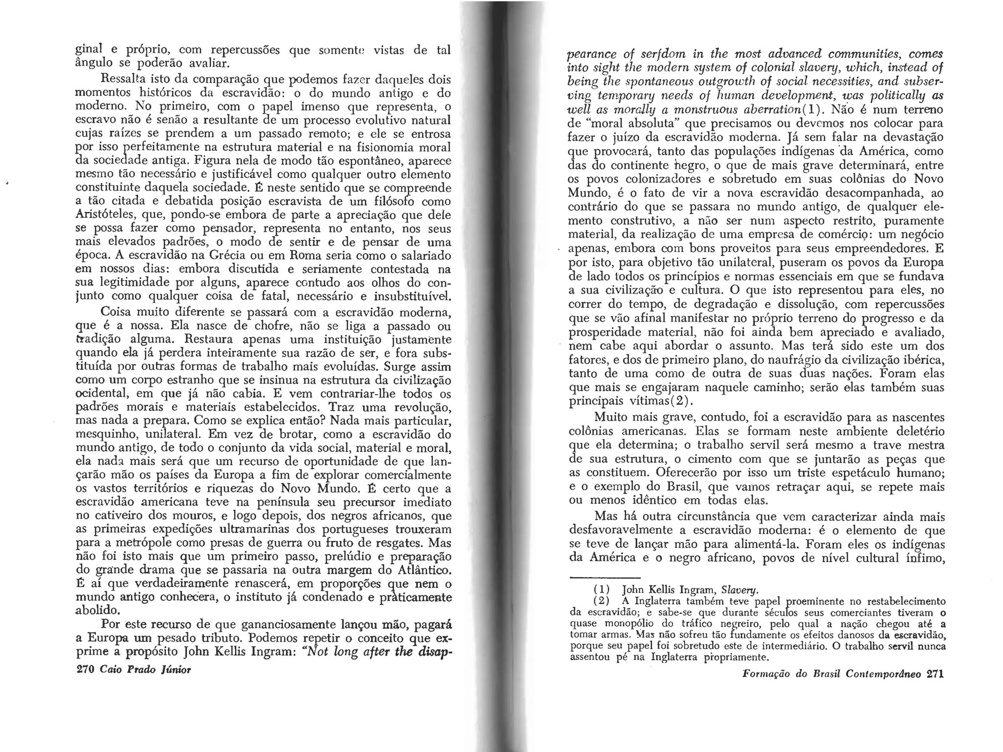 Caio prado junior formação do brasil contemporâneo | PDF