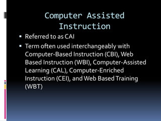 CAI lecture | PPT