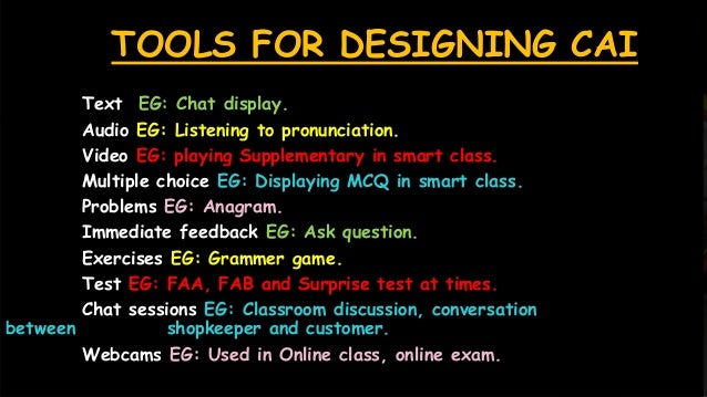 B.ED PEDAGOGY [ ENGLISH] CAI-PPT | PPTX