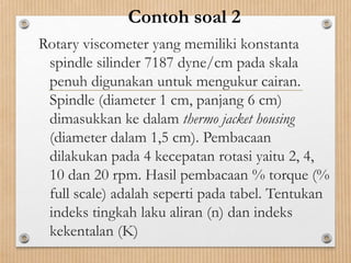 ITP UNS SEMESTER 2 Cairan newtonian dan non newtonian | PPTX