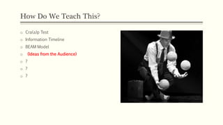 3 Ring Circus: a model for understanding and teaching students about ...