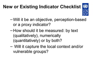 Indicators: Levels, Types, Existing and New | PPT