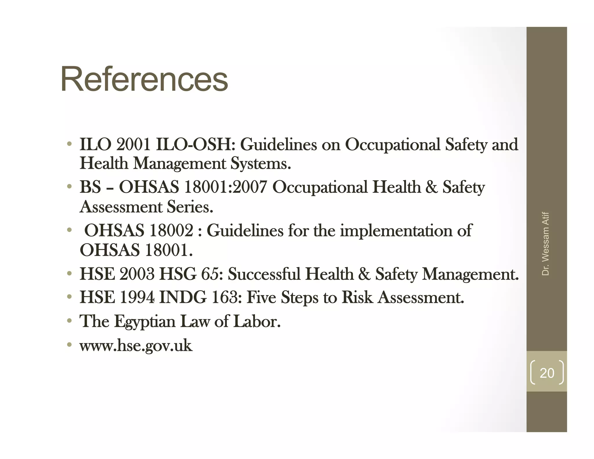 A simplified guide to Risk Assessment in Occupational Health & Safety | PDF