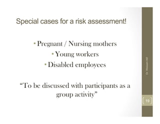 A simplified guide to Risk Assessment in Occupational Health & Safety | PDF