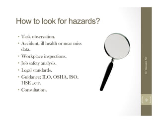 A simplified guide to Risk Assessment in Occupational Health & Safety | PDF