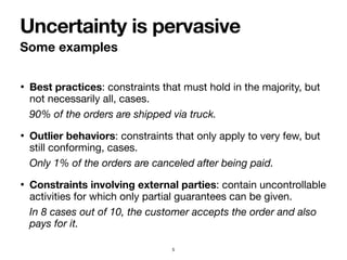 Extending Temporal Business Constraints with Uncertainty | PPT