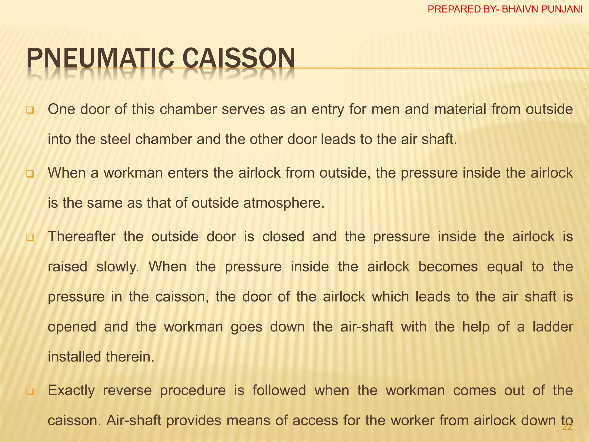 Caisson | PPTX