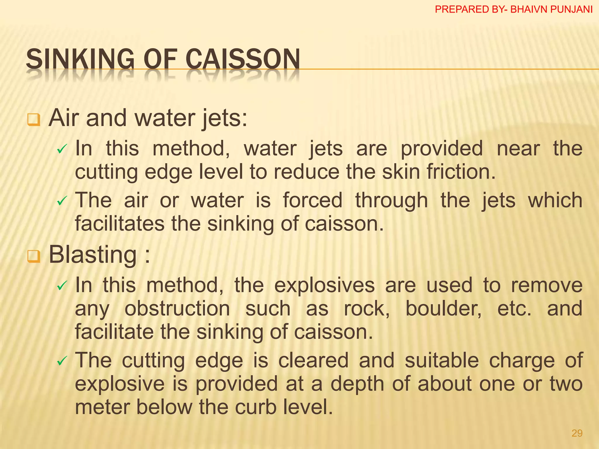 Caisson | PPTX