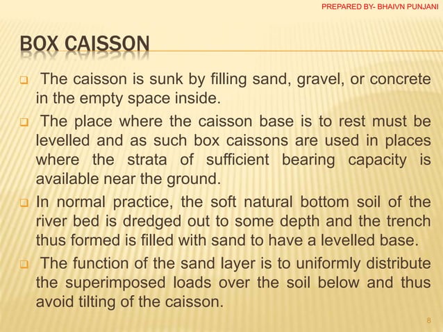 Caisson | PPTX