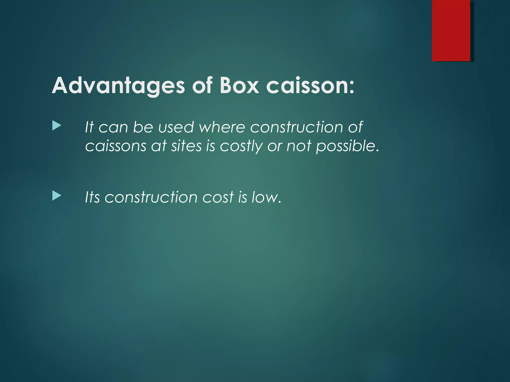 Caisson | PPT