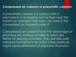 Caisson | PPT