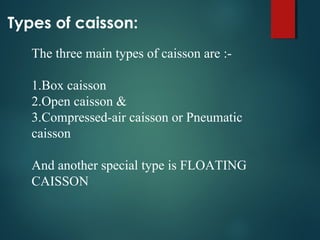 Caisson | PPT