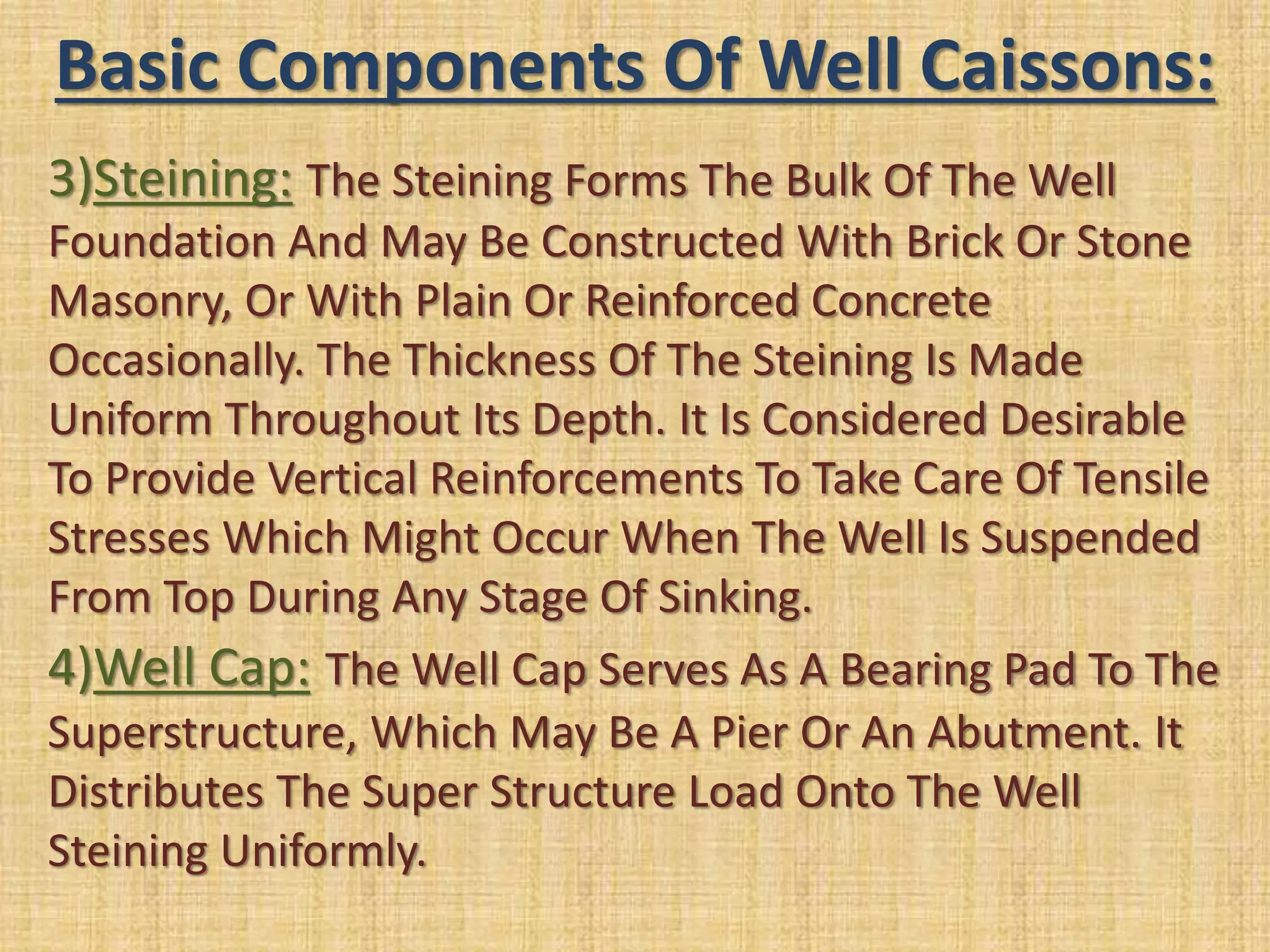 BCT MODULE 2 - Caisson | PPTX