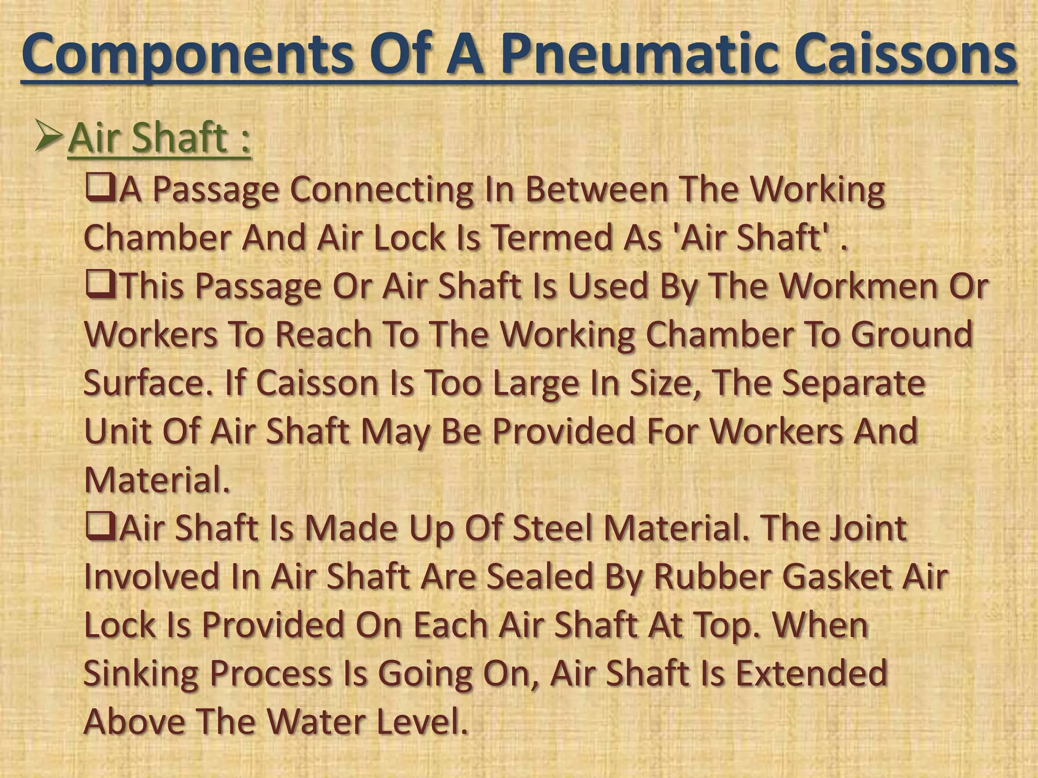 BCT MODULE 2 - Caisson | PPTX