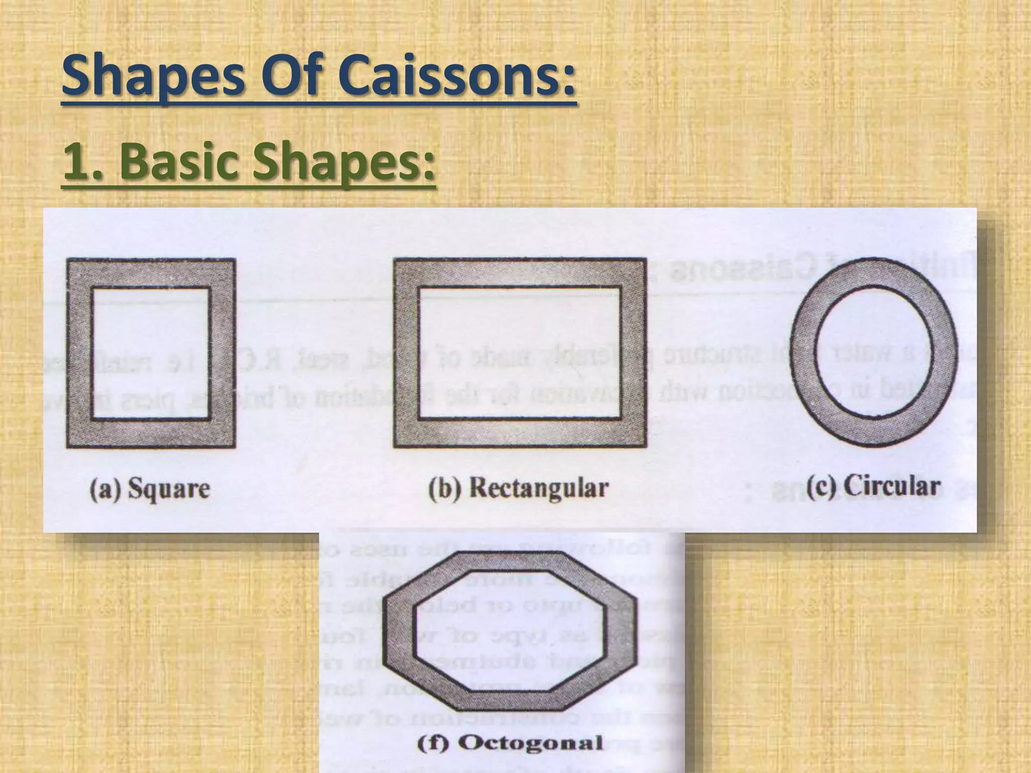BCT MODULE 2 - Caisson | PPTX