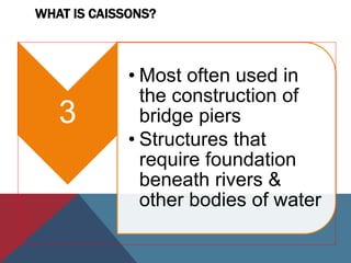 Caissons | PPTX
