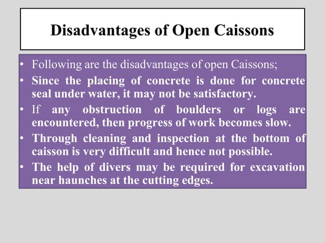 caissons.pptx | Scuba Diving | Extreme Sports