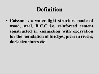 Caisson Definition