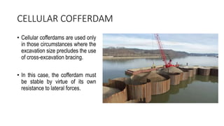 caissons and cofferdam in substructure construction | PPTX