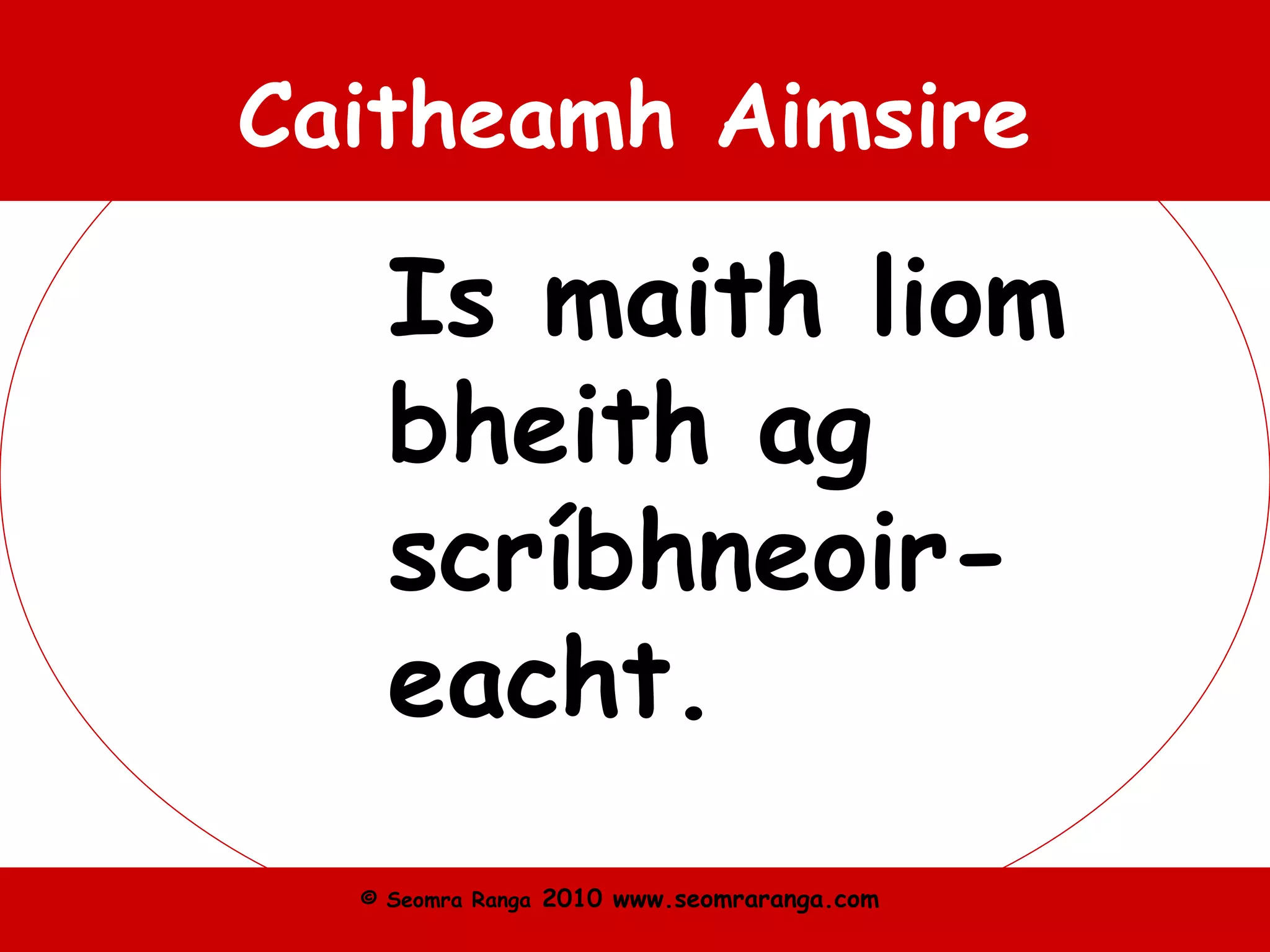 Caitheamh aimsire powerpoint | PPT
