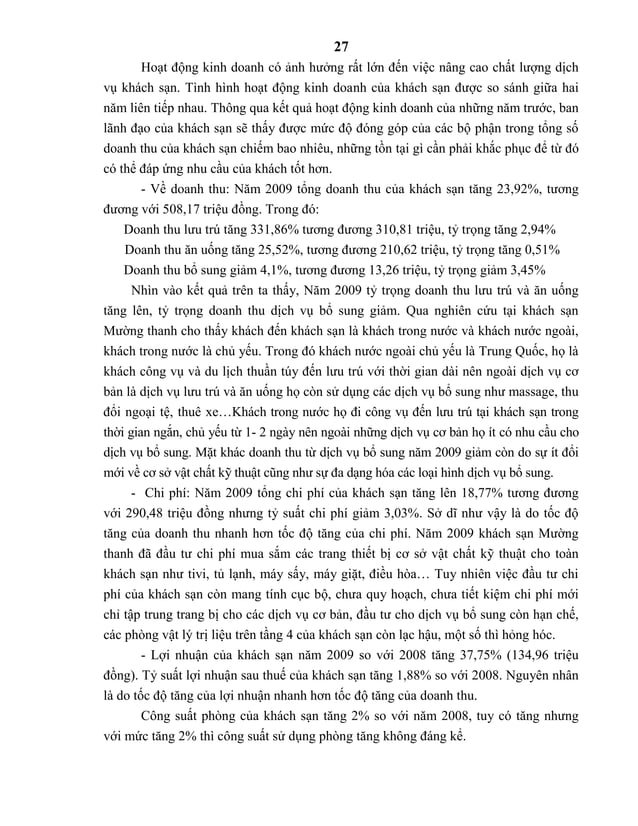 Giải pháp nâng cao chất lượng dịch vụ bổ sung tại khách sạn Mường Thanh – Hà Nội | DOC