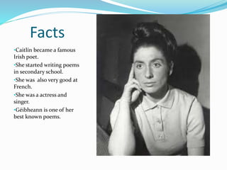 Caitlin maude by emily | PPTX | Poetry | Books and Literature