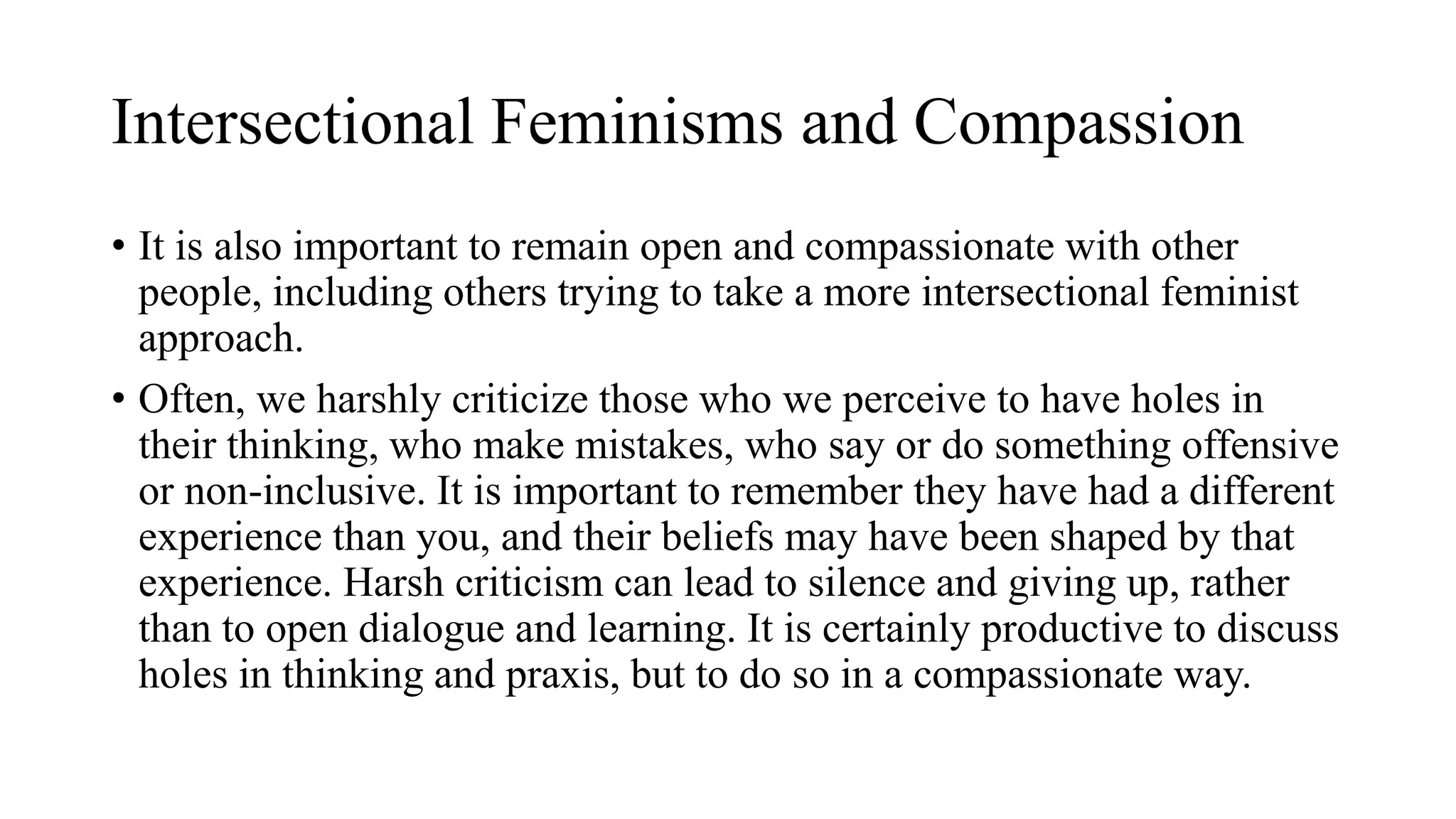 Caitlin vance intersectional feminisms | PPTX
