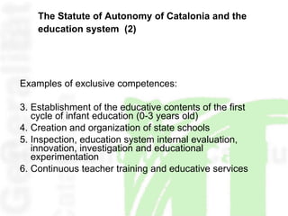 Catalan Educational System | PPT | Professional School | Postgraduate ...