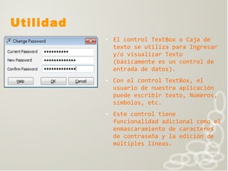 Cajas de texto | ODP