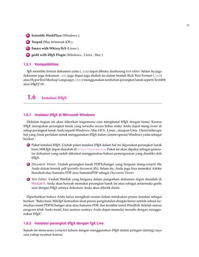 Membuat Dokumen LaTeX | PDF