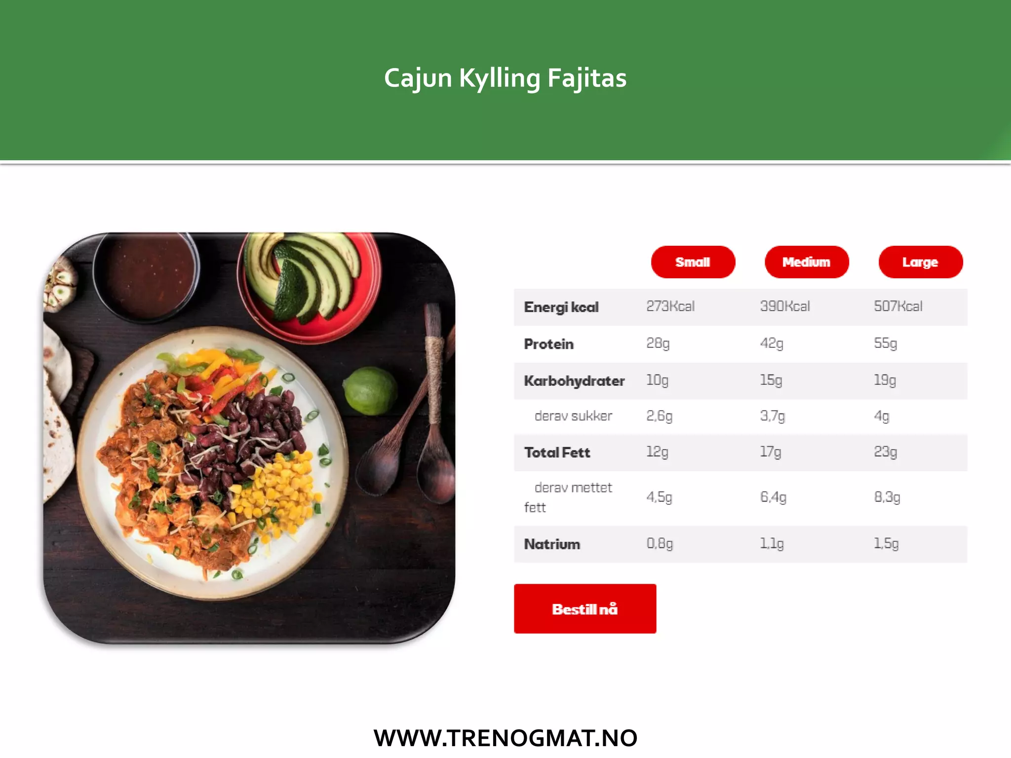 Cajun Kylling Fajitas | PDF