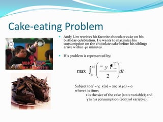 Cake eating problem | PPTX