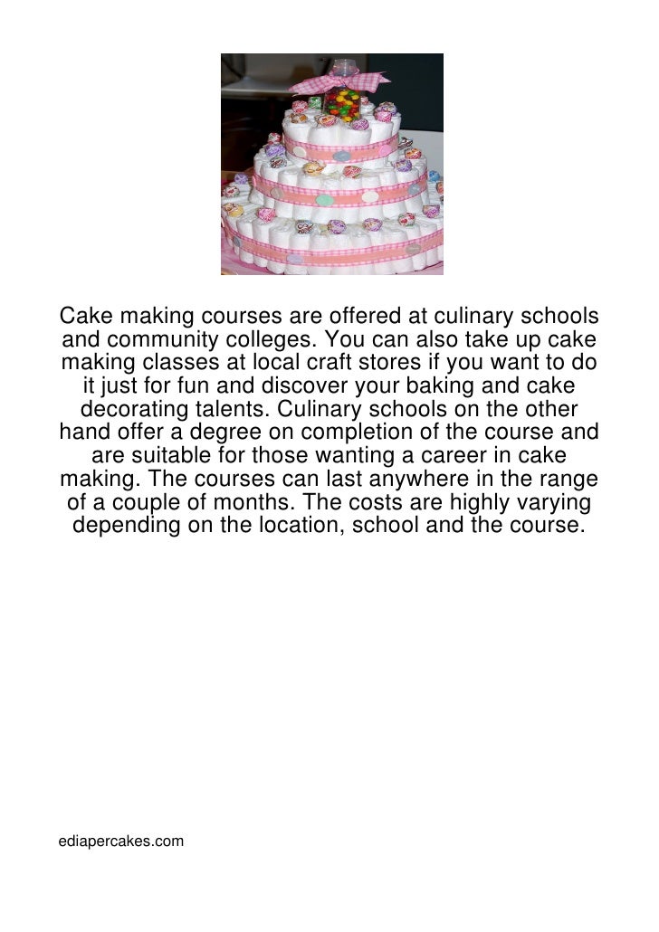 Cake Making Courses Are Offered At Culinary School141