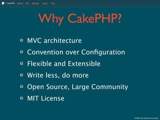 Cake Php 1.2 (Ocphp) | PPT