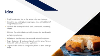 Product launch- Cake premix | PPT