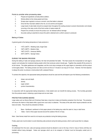 Cake chemistry, dr. onuora | DOC