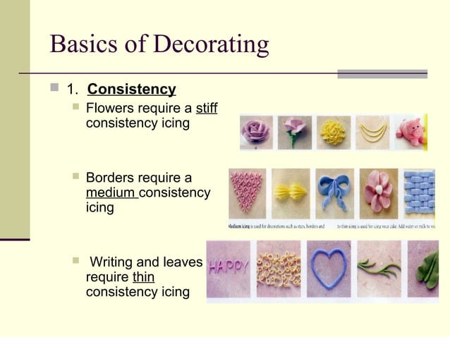 Cake decorating | PPT | Desserts and Baking | Food & Drink