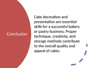 cake decoration power point presentation | PPTX