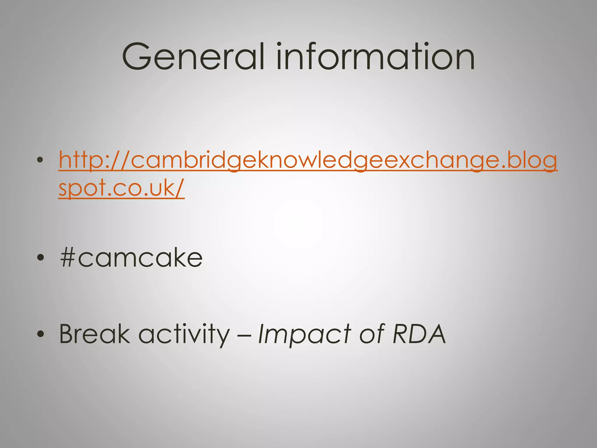 CaKE - Introduction | PPTX