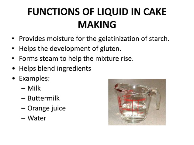 Cake Making | PPTX | Desserts and Baking | Food & Drink