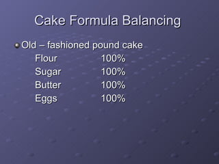 Cake mixing&baking | PPT