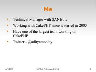 Introduction to Cakephp | PPT