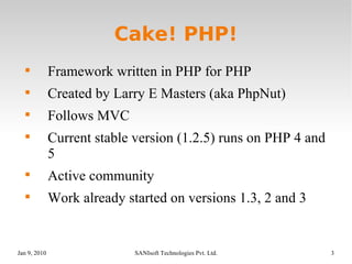 Introduction to Cakephp | PPT