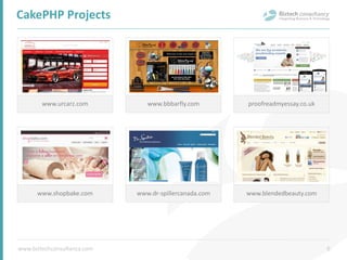CakePHP Brochure - Biztech Consultancy | PPT