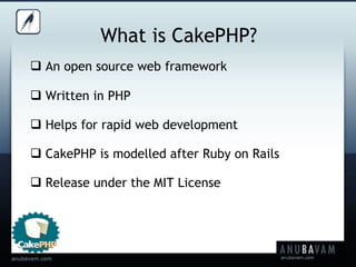 Cake Php Consultant | PPT | Programming Languages | Computing