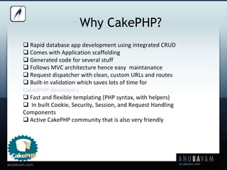 Cake Php Consultant | PPT | Programming Languages | Computing