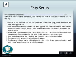 Cake Php Consultant | PPT